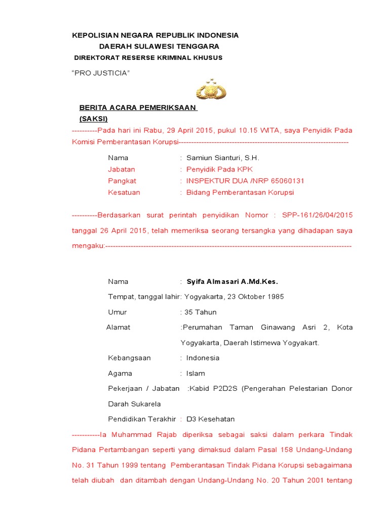 Bap Ilman Dwi Agnes Fix (Alwi H M) | PDF