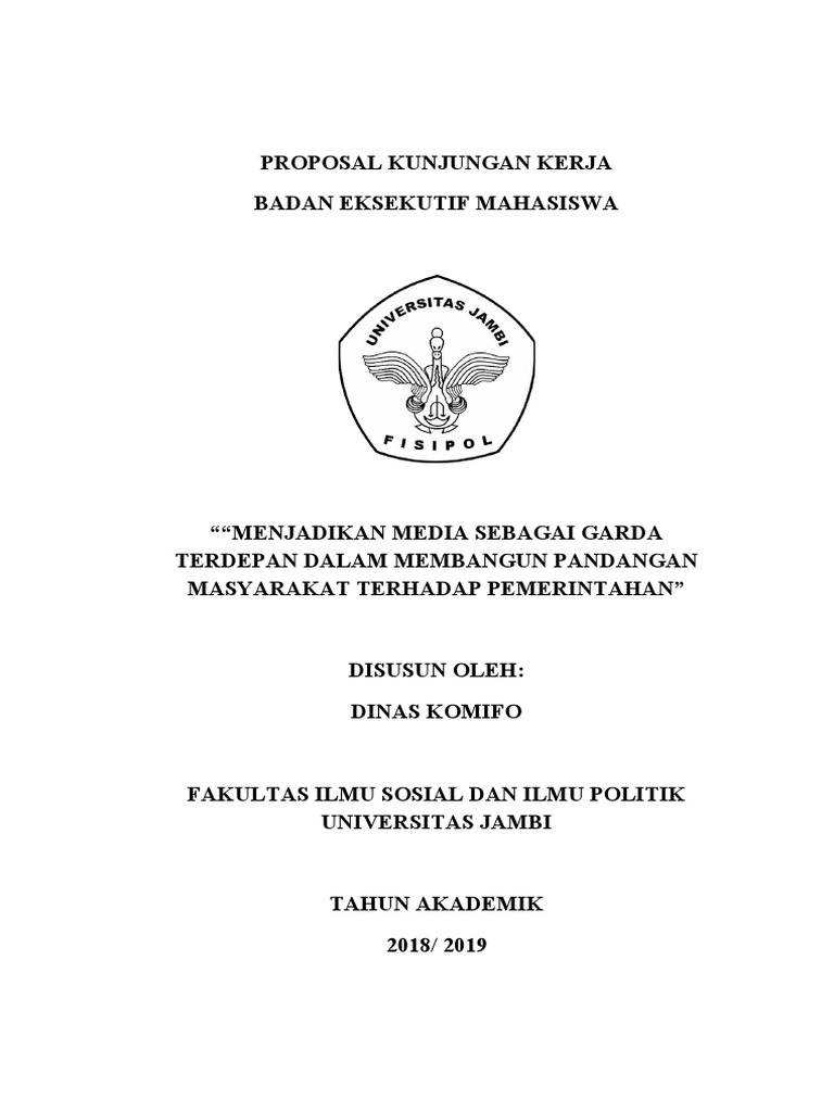 Proposal Media Cetak | PDF | Ilmu Sosial