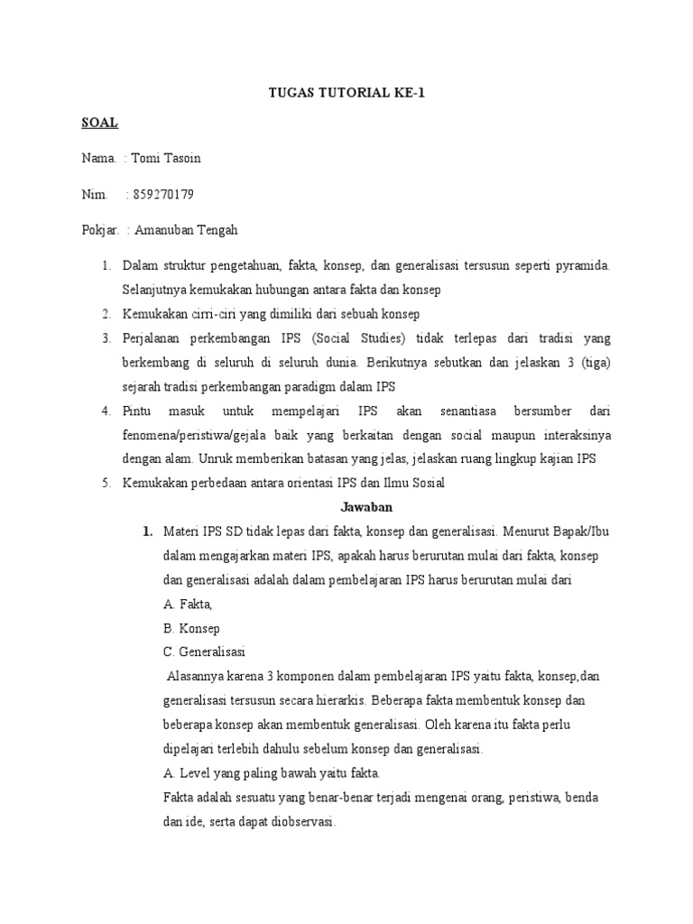 Tugas Ips | PDF