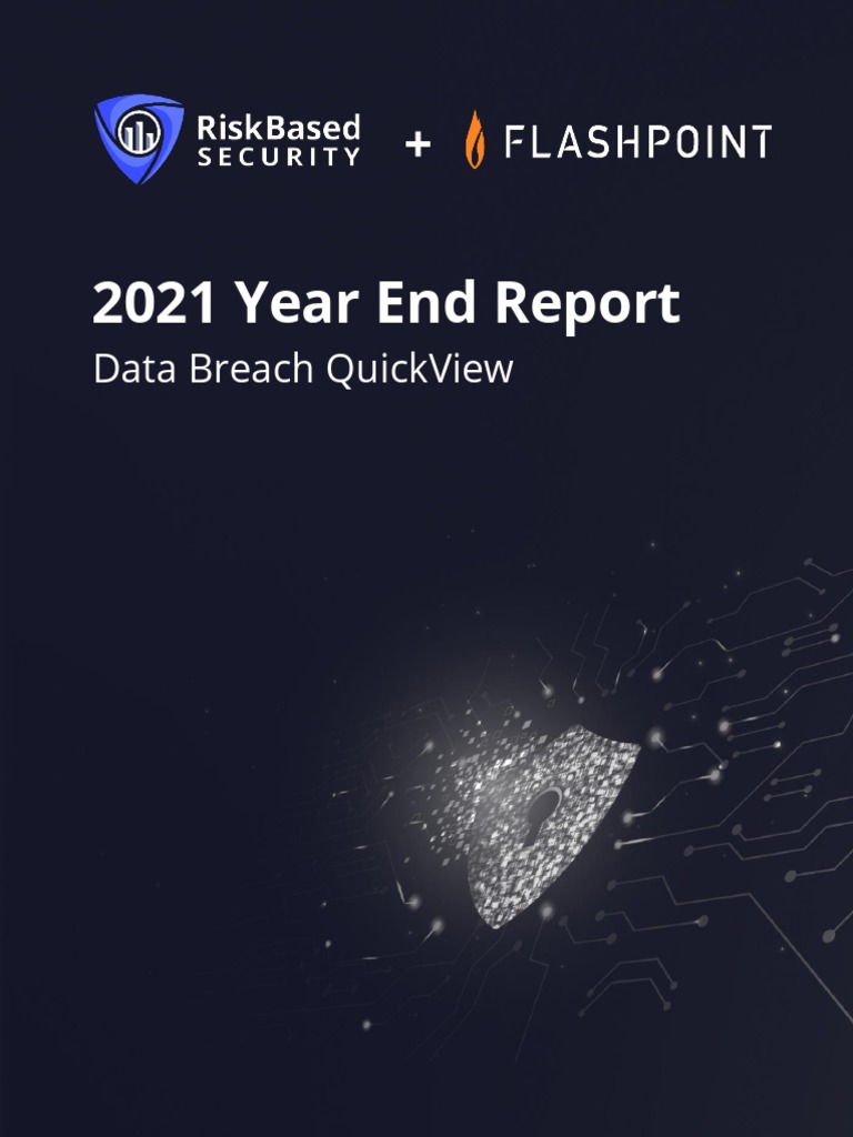 2021 Year End Data Breach QuickView Report | PDF | Risk | Security