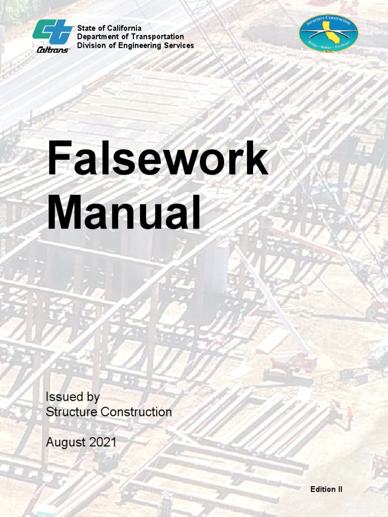 Falsework Manual | Download Free PDF | Specification (Technical Standard) | Deep Foundation