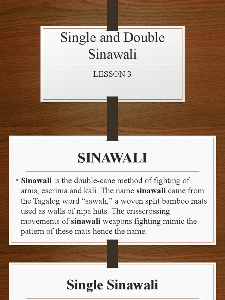 Sinawali Techniques in Arnis | PDF