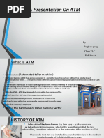 Presentation On ATM | PDF | Automated Teller Machine | Computer Monitor
