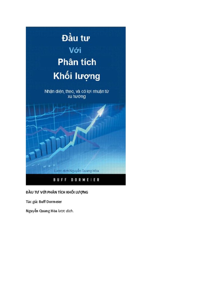 Đầu tư với phân tích khối lượng-Buff Dormeier | PDF