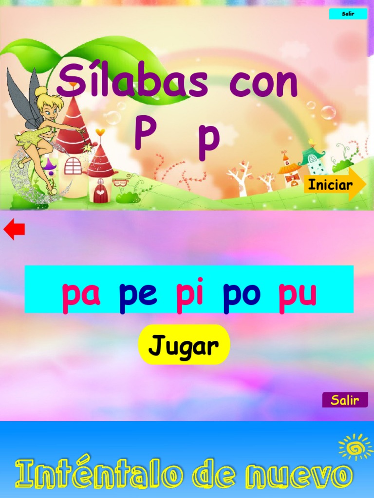 14 - Juego Sílabas Con P Ok | PDF