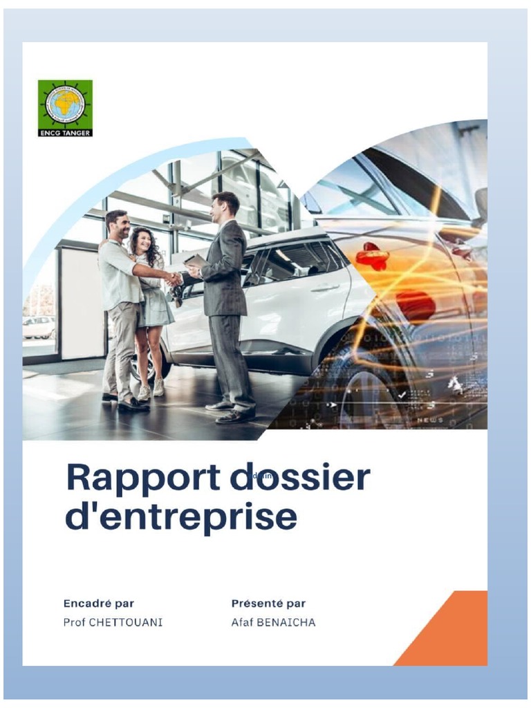 Rapport Dossier D'entreprise | PDF | Business | Sodles