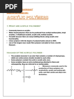 Polymer Practice Problems | PDF | Polymers | Polymerization