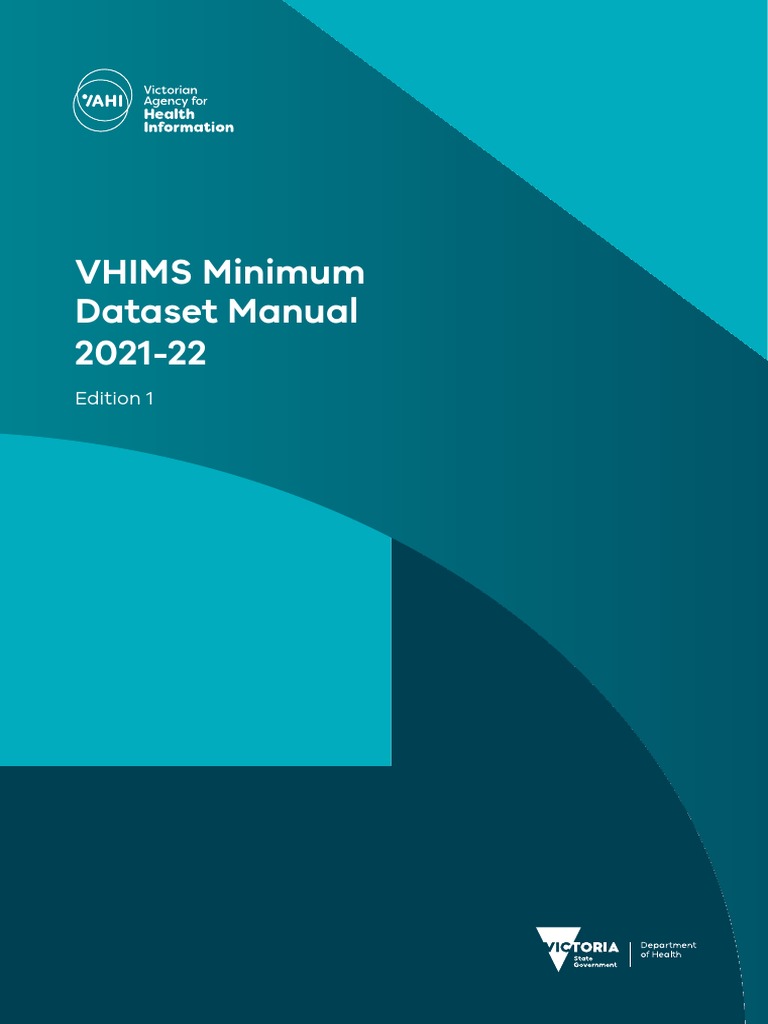 VHIMS Dataset Manual 2021-22 | PDF | Patient | Patient Safety