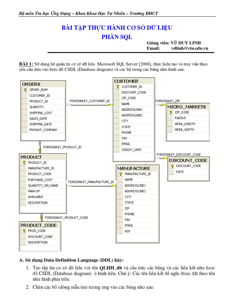 BT Thuc Hanh - SQL | PDF