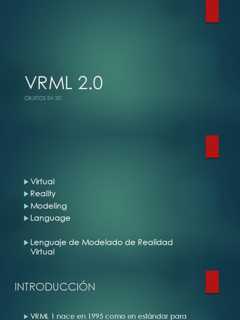 VRML 2 | PDF | Color | HTML