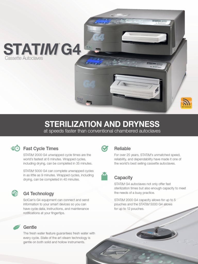 Brochure Statim 2000,5000 | PDF | Sterilization (Microbiology ...