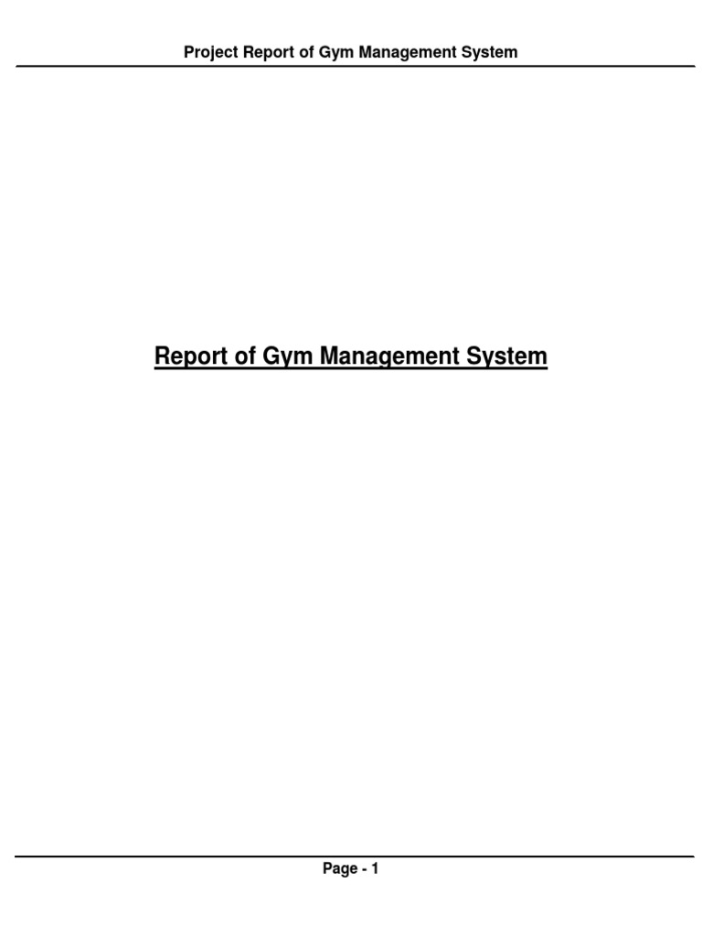 Gym Management System Compress | PDF | Software Testing | Relational ...