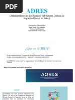 ¿Qué es la ADRES en Salud? | PDF