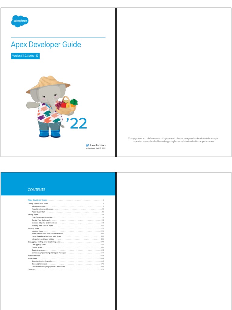 Salesforce Apex Developer Guide 2 | PDF | Class (Computer Programming) | Data Type