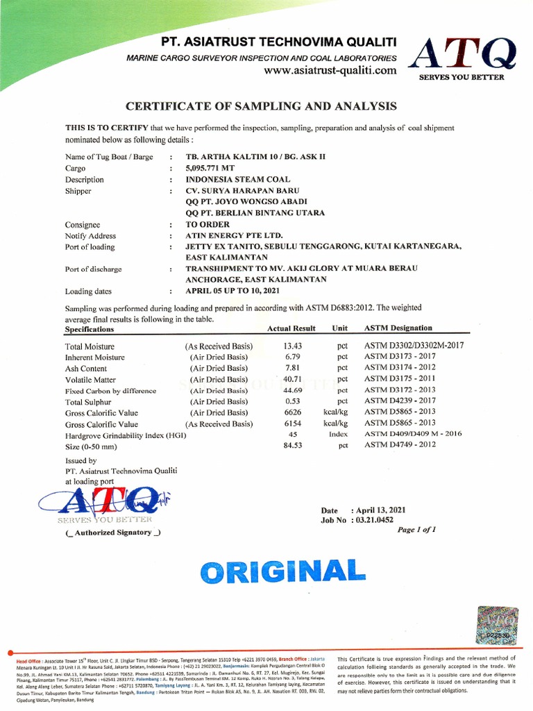 Coa Ex Tanito Sebulu | PDF