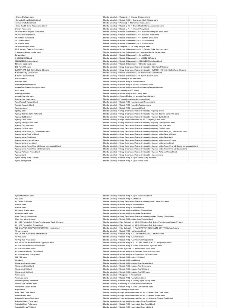 Drive List 12.28.21 | Download Free PDF | Blender (Software)