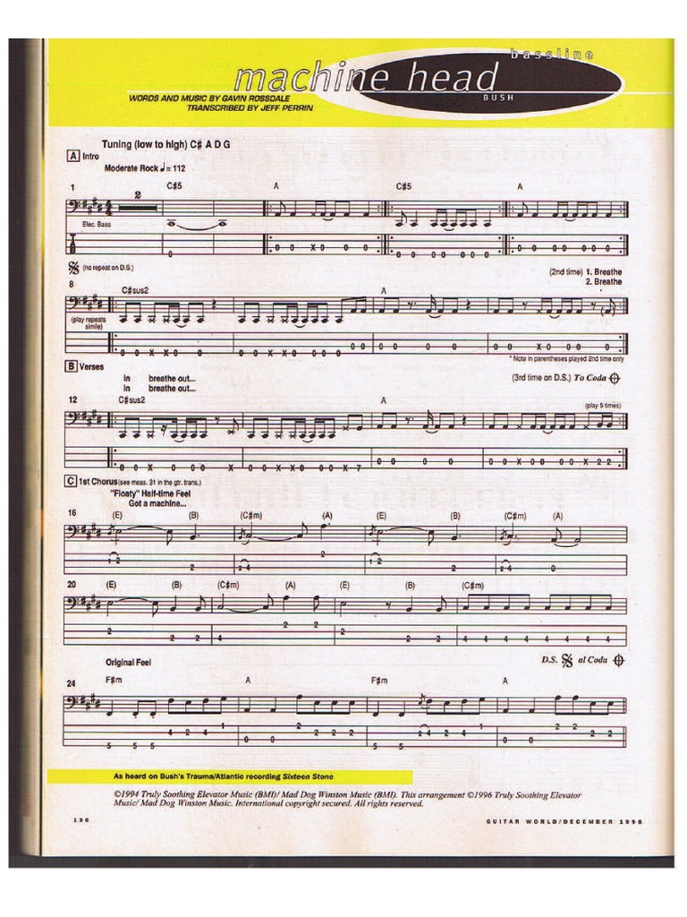 Bush - Machine Head | PDF