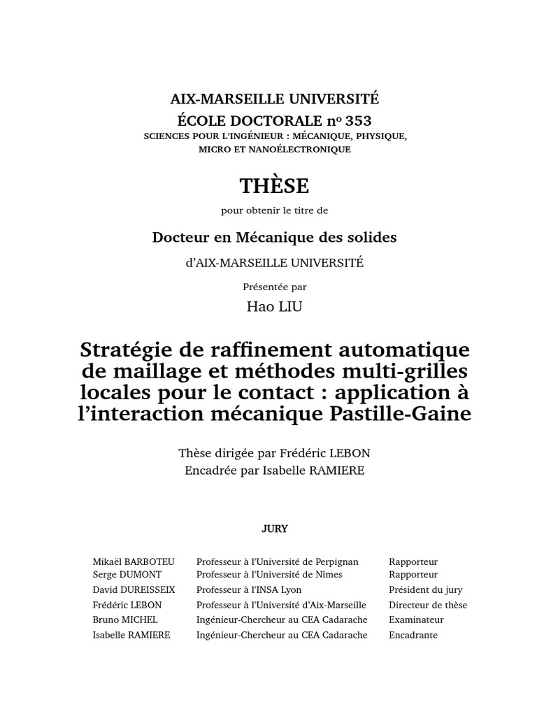 Méthode D'optimisation Maillage | Download Free PDF | Combustible nucléaire | Réacteur à eau ...