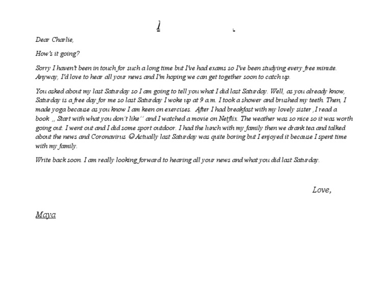 Dear Ann | PDF