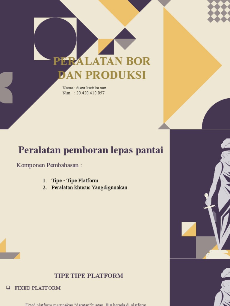 Peralatan Pemboran Lepas Pantai | PDF | Griya & Taman | Sains & Matematika