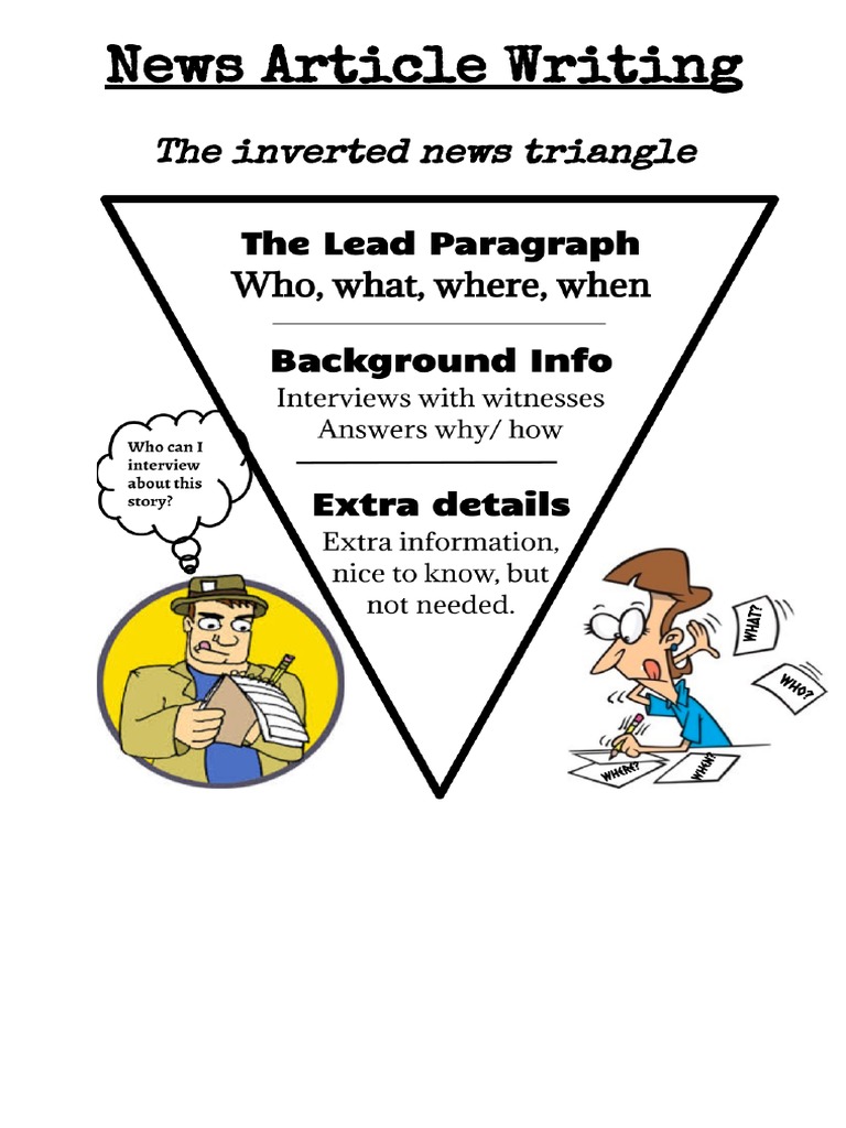 News Article Inverted Triangle | PDF