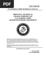 Marine Corps Motor Transport Guide | PDF | Humvee | Wheeled Vehicles