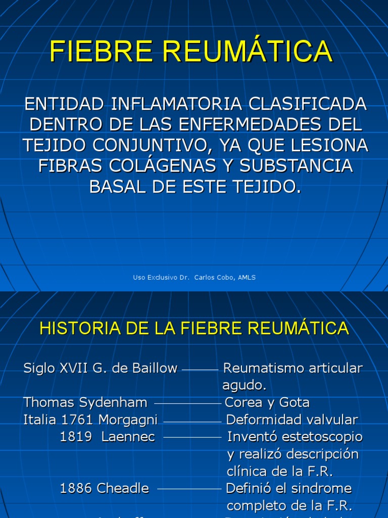 Fiebre Reumatica | PDF