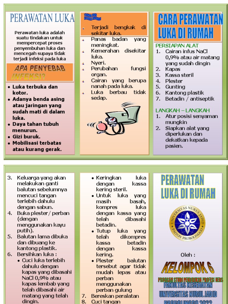 Perawatan Luka Sederhana Dengan Langkah-Langkah Mudah | PDF