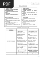 Matriz Foda RH | PDF | Gestión de recursos humanos | Reclutamiento