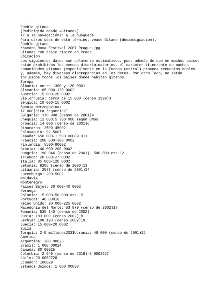 Gitanos | PDF | Pueblo romaní