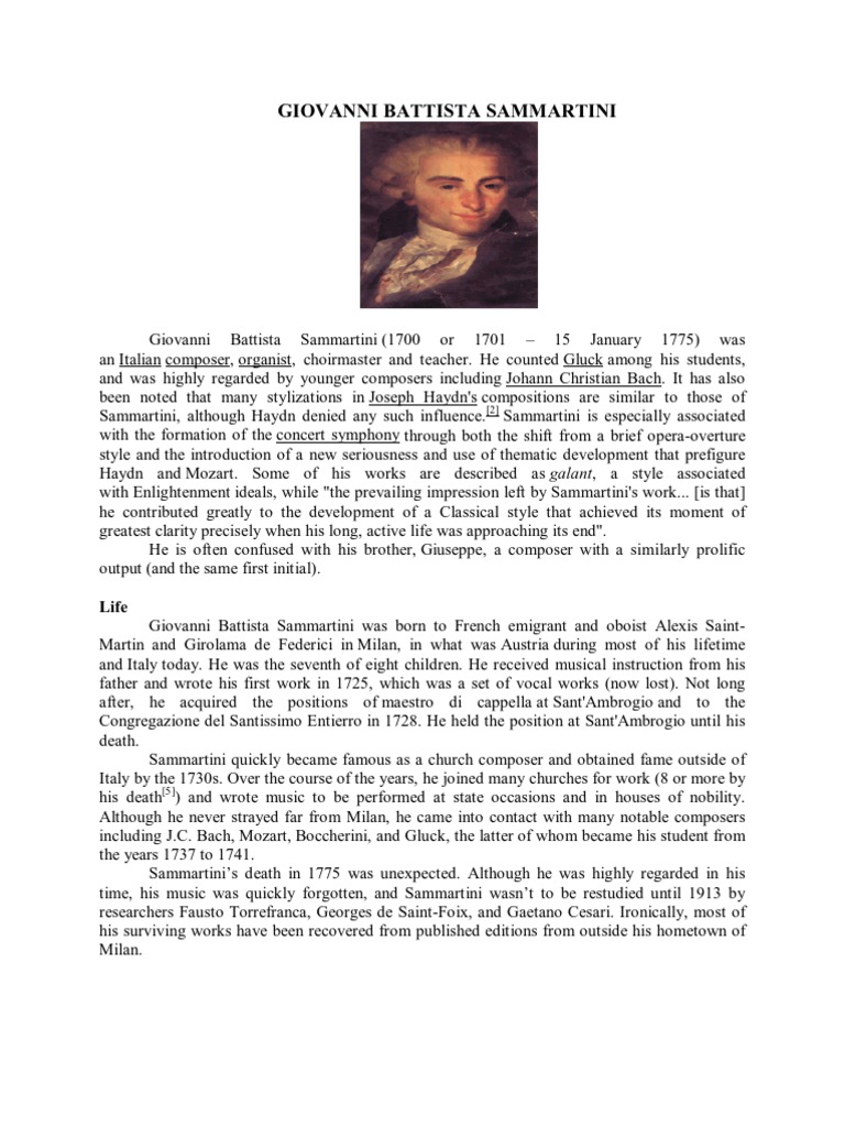 Biography of Classical Composers | PDF | Classical And Art Music ...