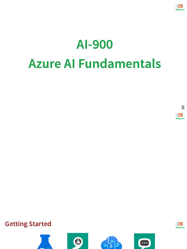 Course Presentation AI 900 AzureAIFundamentals | PDF | Machine Learning ...