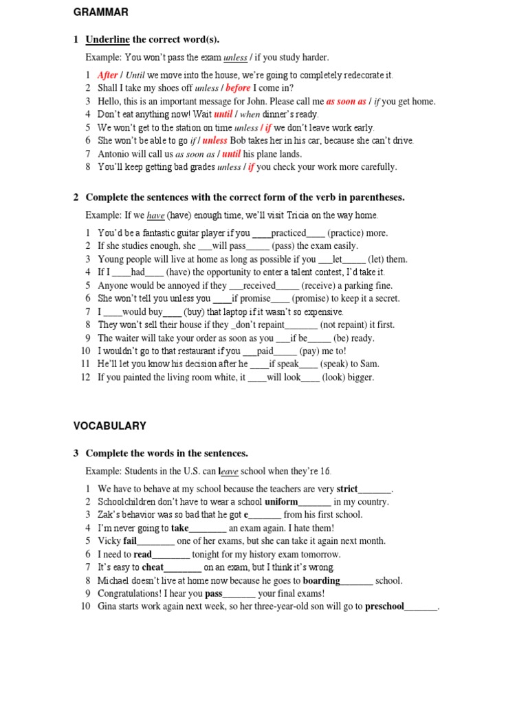 Review Unit 7 Pre Advanced | PDF | Linguistics