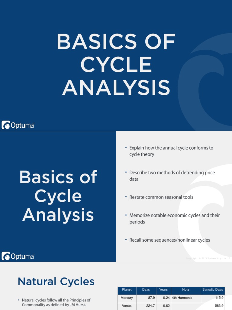 Basics of Cycle Analysis | PDF | Planets | Physical Sciences