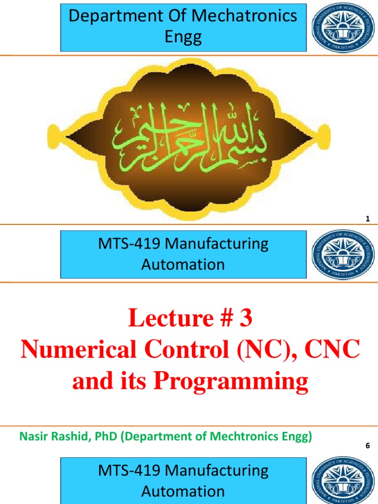 Lec 3 Nc Cnc And Its Programing Pdf Numerical Control Cartesian Coordinate System