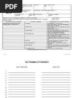 JSA For Bolt Tightening, Grating Removal | PDF | Hazards | Oil Spill