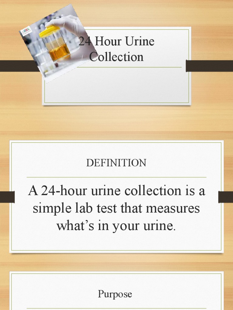 24 Hour Urine Collection | PDF | Kidney Disease | Organ (Anatomy)