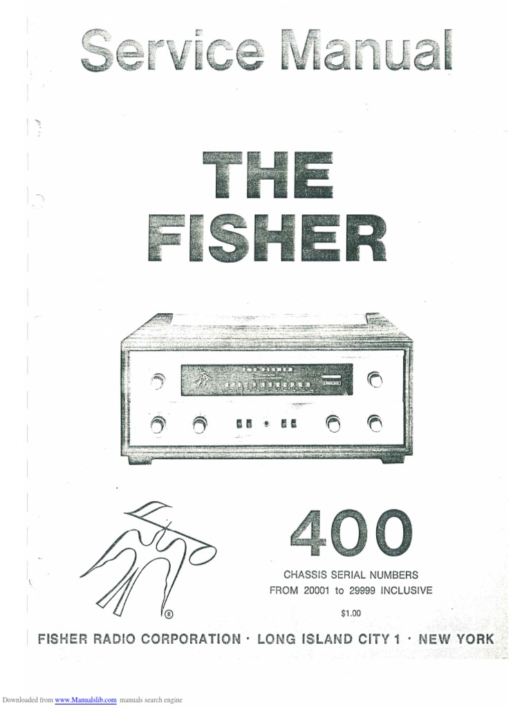 Fisher 400 Service Manual | PDF