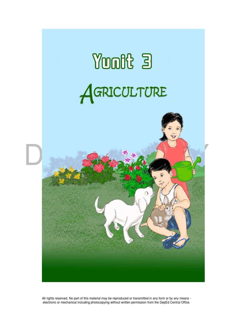 EPP Grade 4 Agriculture Learning Module | PDF
