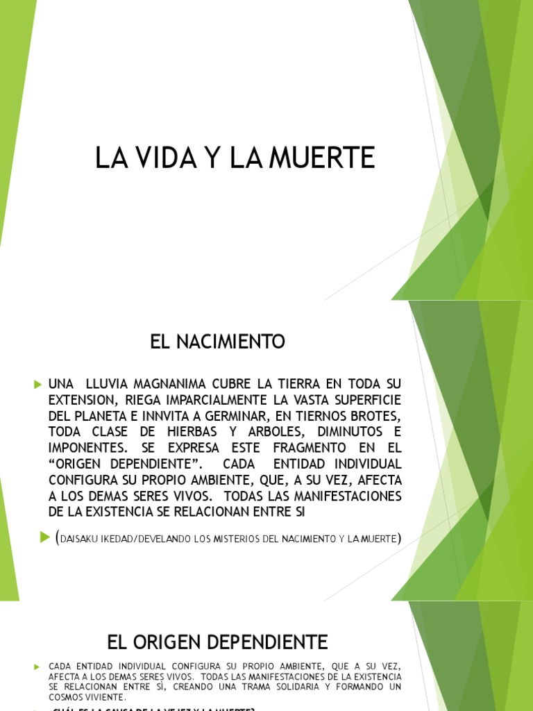 La Vida y La Muerte | PDF | Muerte | Vida