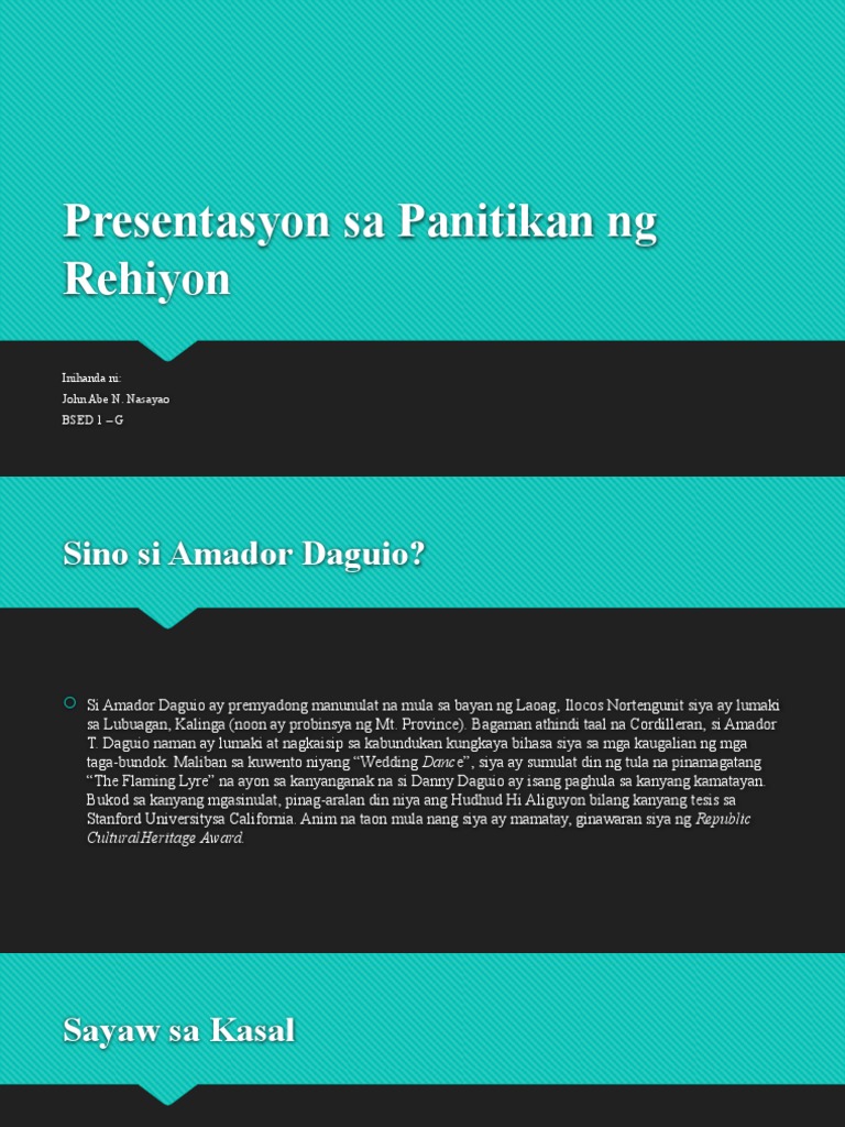 Presentasyon 2 Sa Panitikan NG Rehiyon | PDF