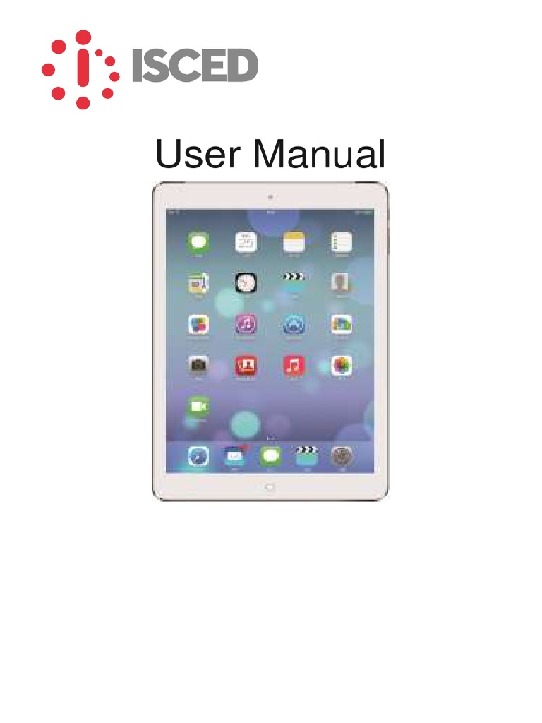 Manual de Uso Do Tablet ISCED | PDF | Wi-Fi | Rede de computadores