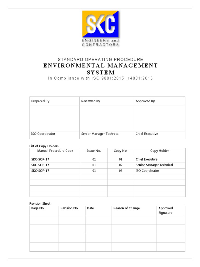 Iqa Sop 01 | PDF | International Organization For Standardization ...