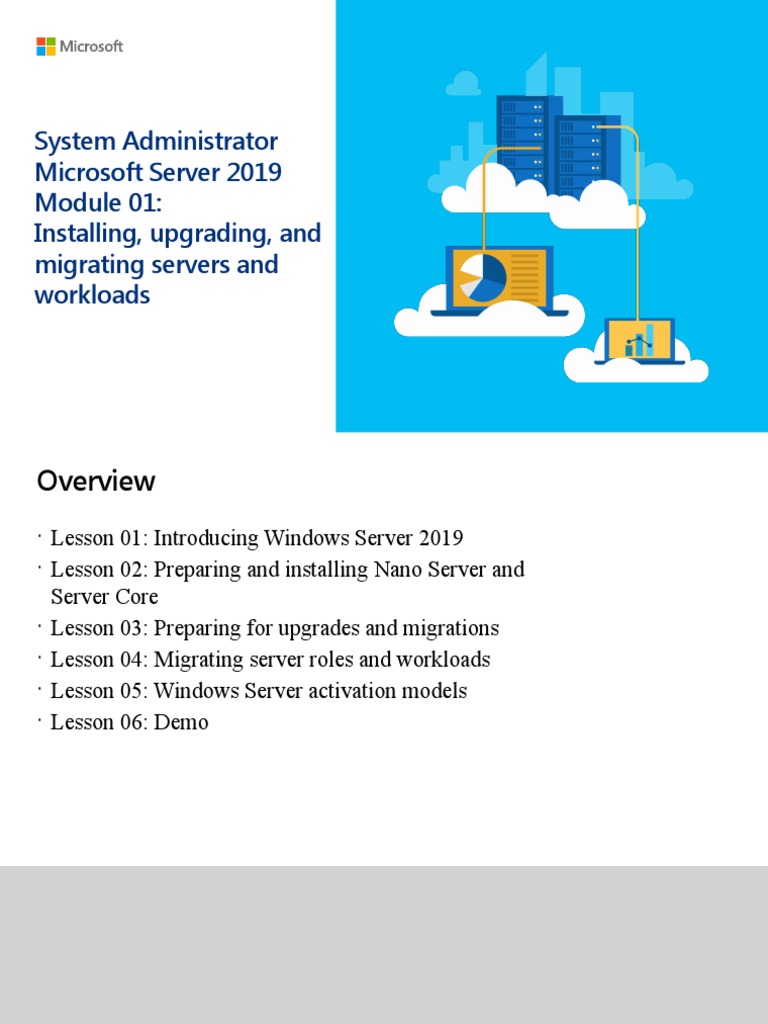 Ppt Module 1 Microsoft Server 2019 Pdf Microsoft Windows Hyper V