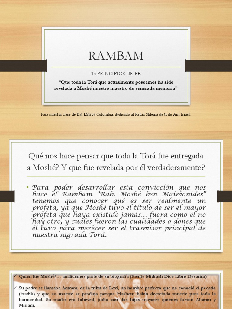 Moshe Rabeinu | PDF | Tora | Mitzvá