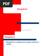Merge Sort | PDF | Software Engineering | Computer Programming