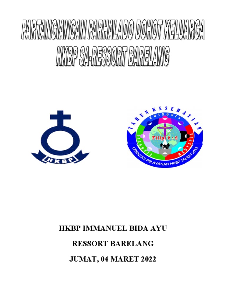 Contoh Tangiang Pangondianon HKBP | PDF