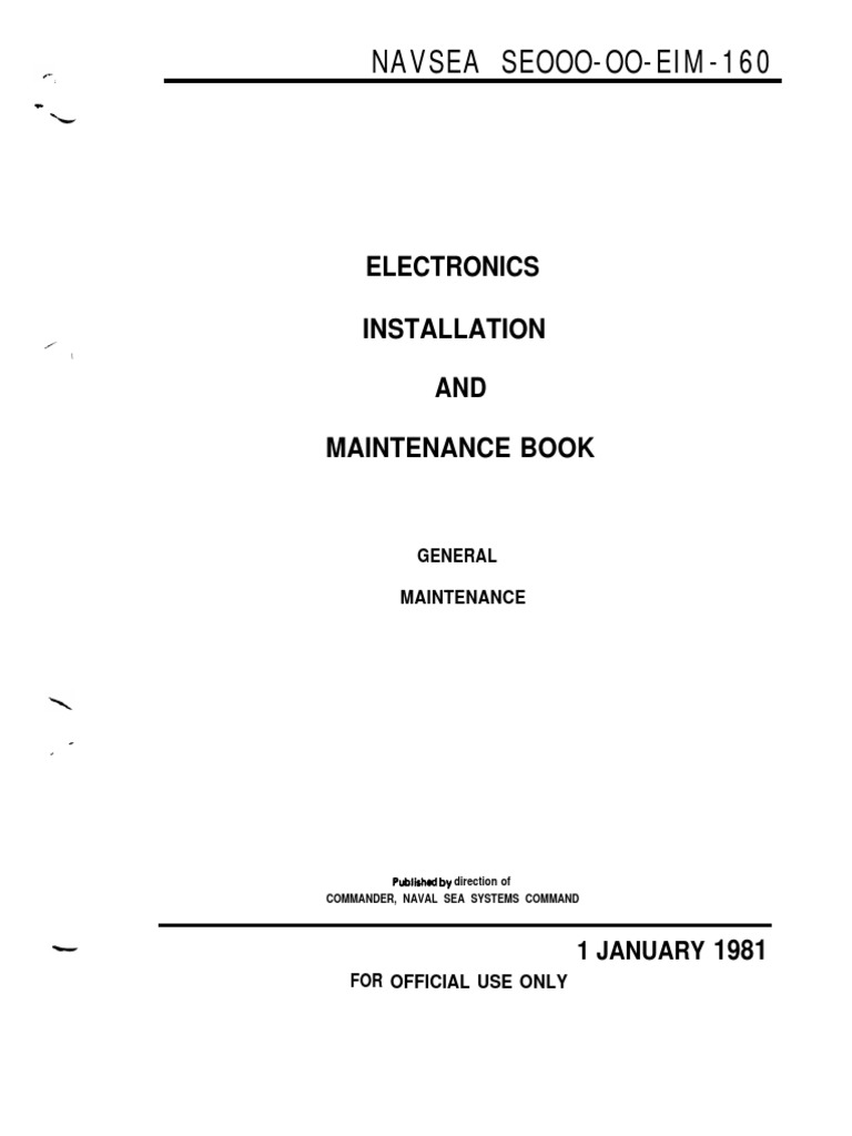 NAVSEA Electronics Maintenance Manual | PDF | Printed Circuit Board ...