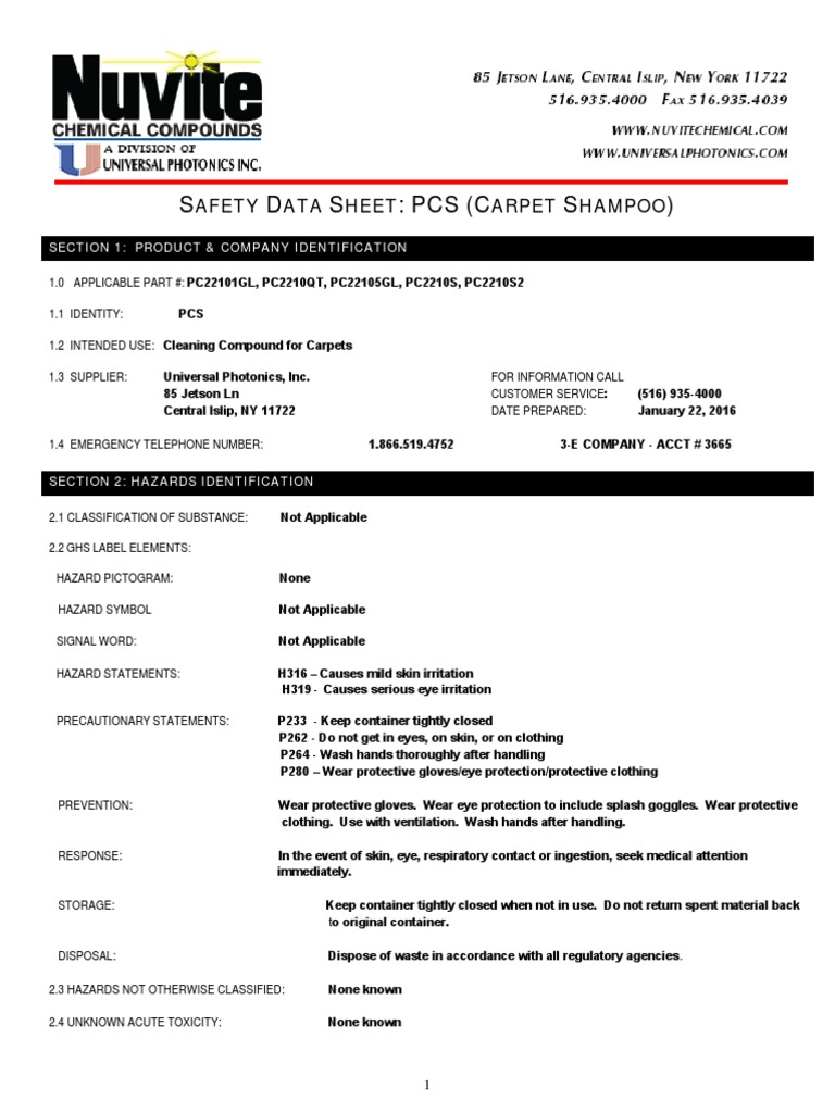 PCSMS | PDF | Personal Protective Equipment | Physical Sciences