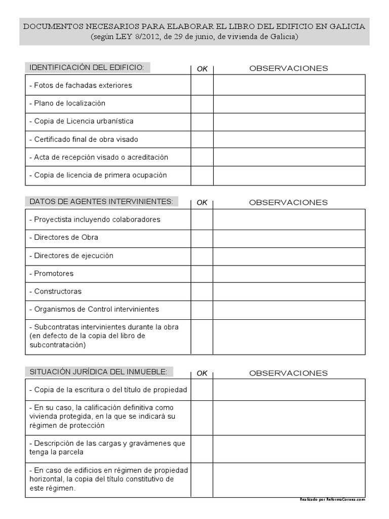 Libro Del Edificio PDF | PDF